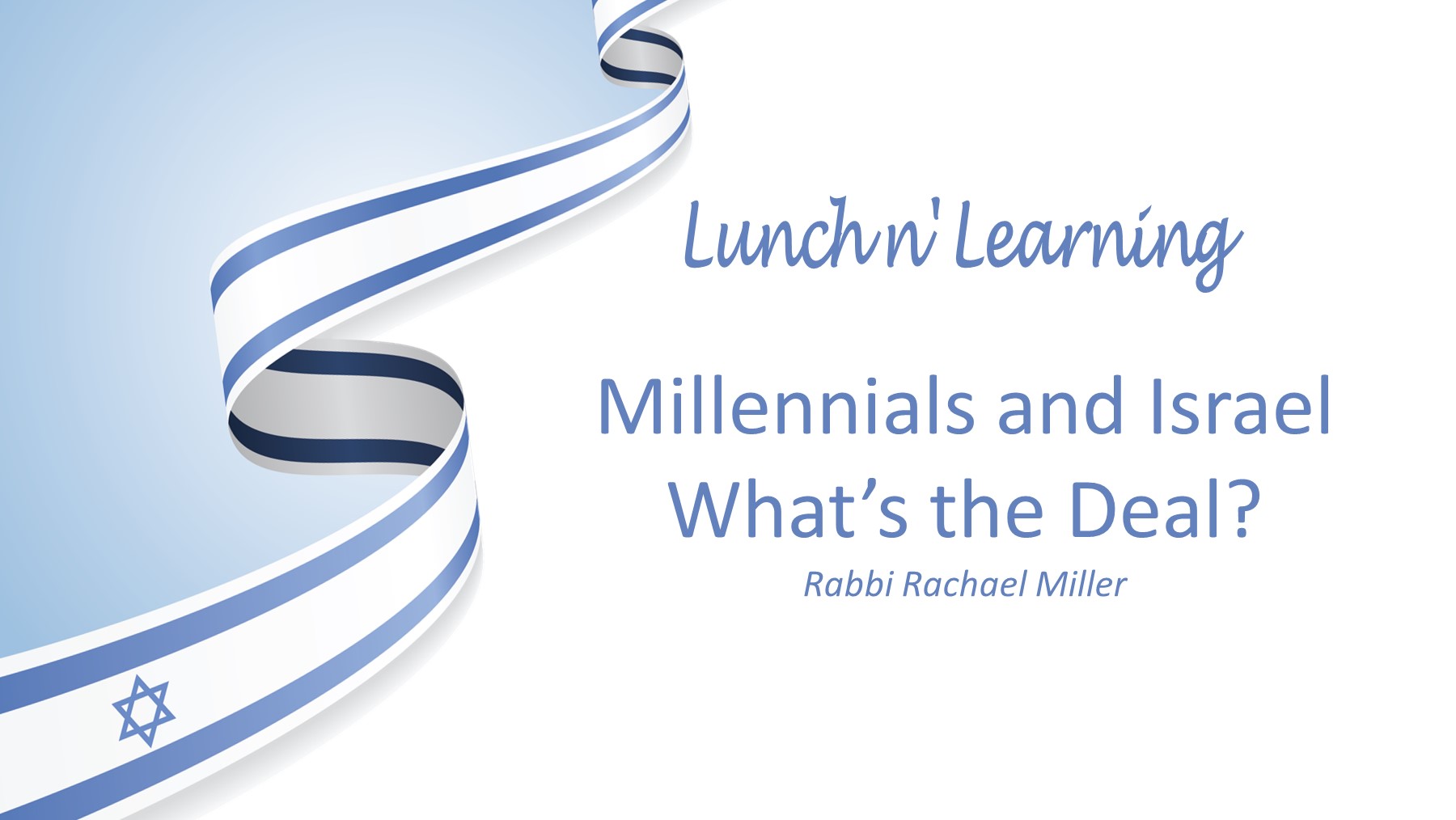 Millennials and Israel-What's the Deal? | Atlanta Jewish Connector