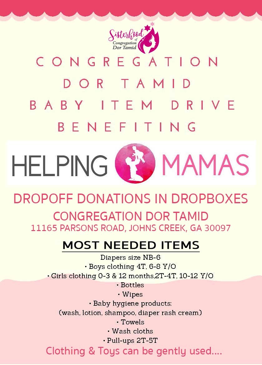 Helping Mamas | Atlanta Jewish Connector