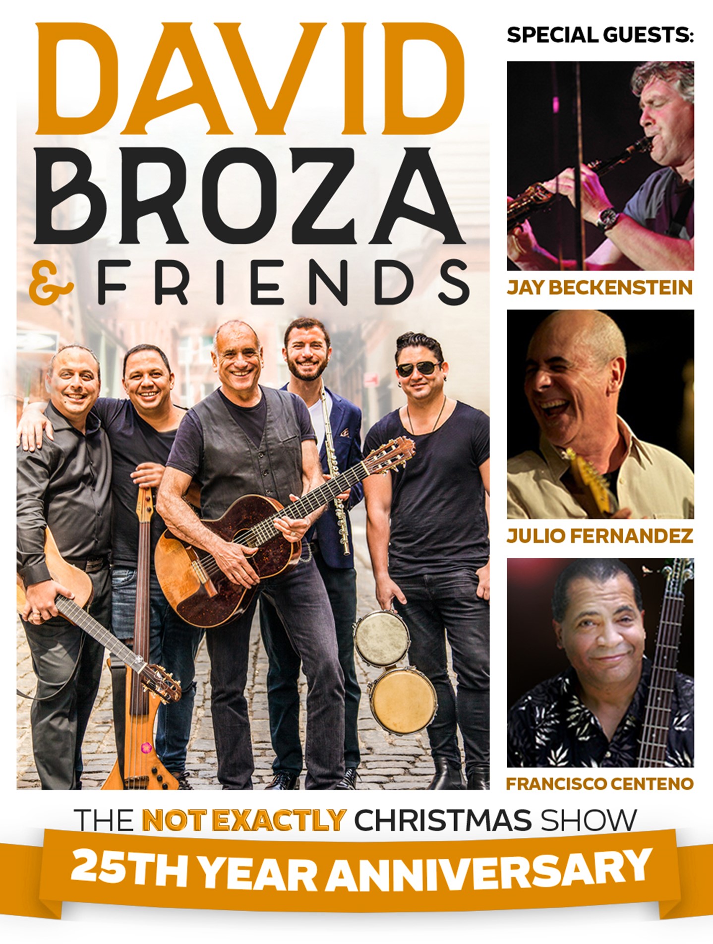 DAVID BROZA & FRIENDS 25TH ANNIVERSARY “NOT EXACTLY CHRISTMAS SHOW ...