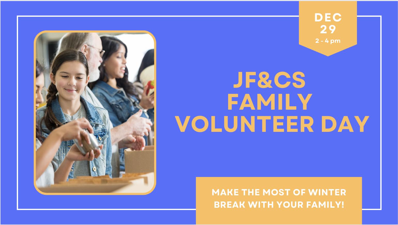 JF&CS Family Volunteer Day | Atlanta Jewish Connector