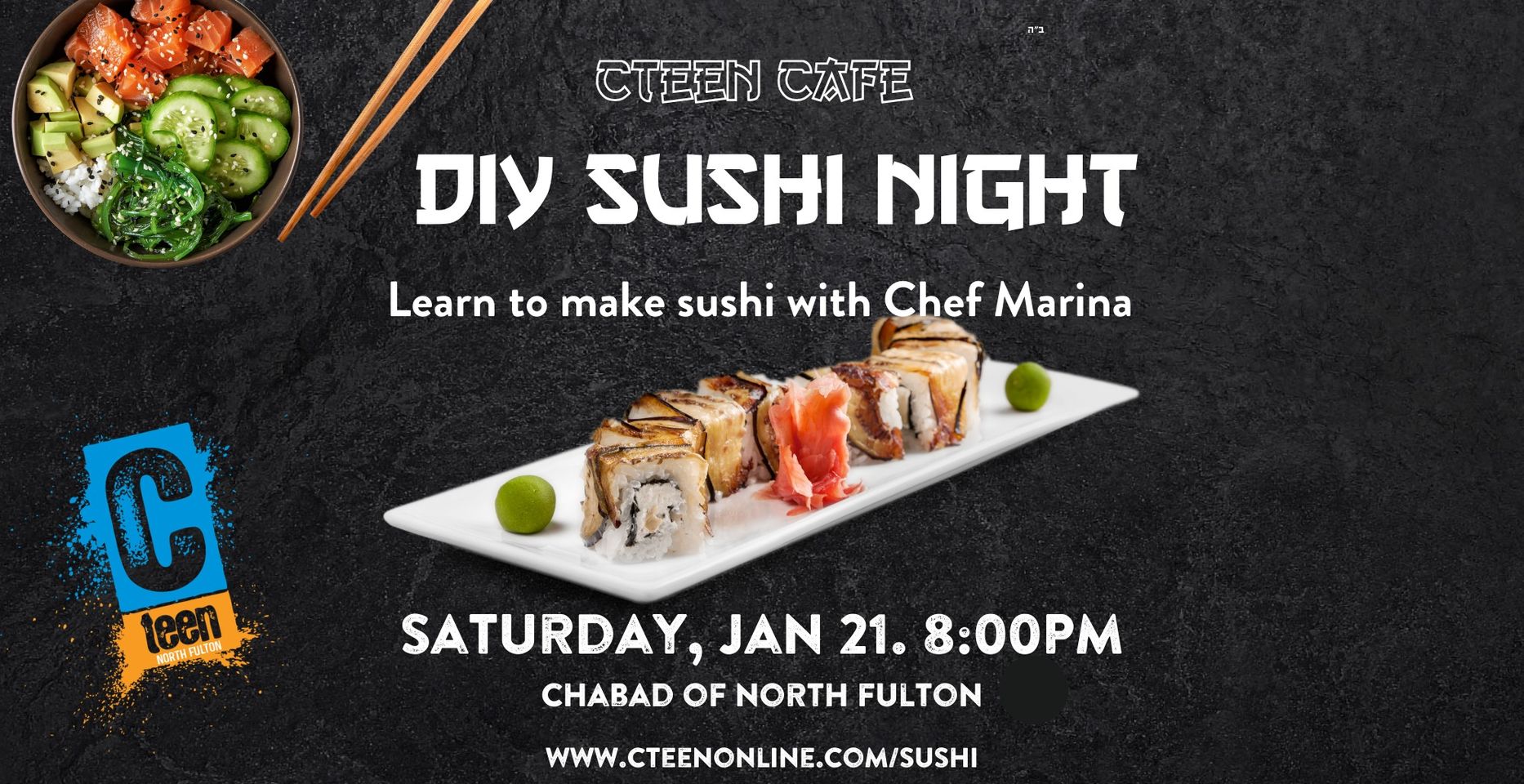 CTeen DIY Sushi Night | Atlanta Jewish Connector