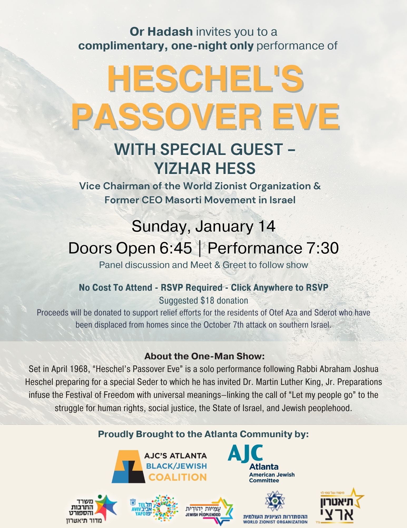 Heschel's Passover Eve | Atlanta Jewish Connector