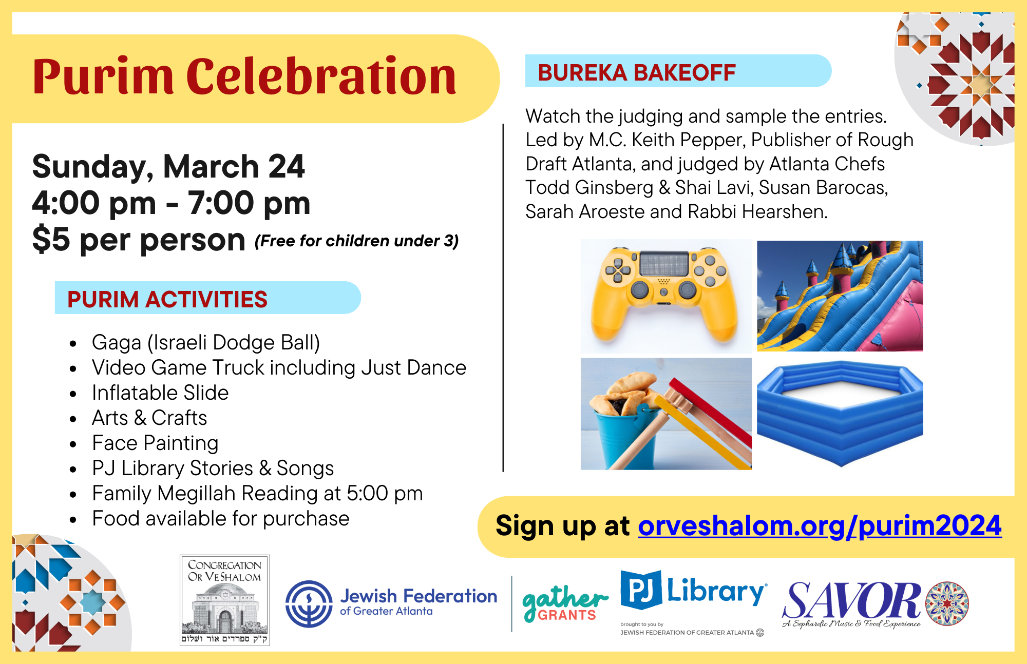 Purim Celebration | Atlanta Jewish Connector